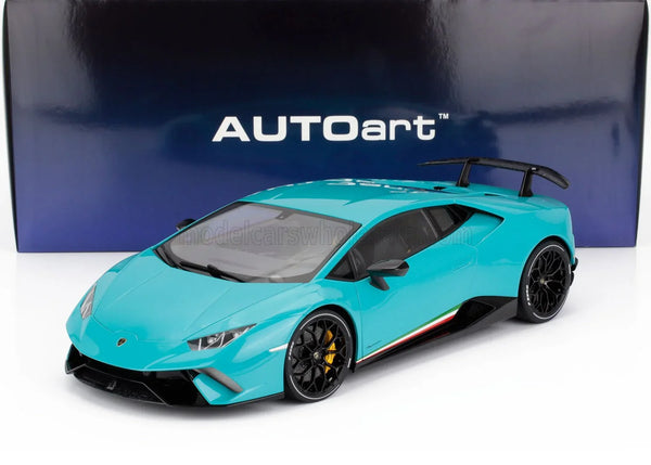 LAMBORGHINI - HURACAN LP640-4 PERFORMANTE 2017 - BLUE - Scale Model Cars