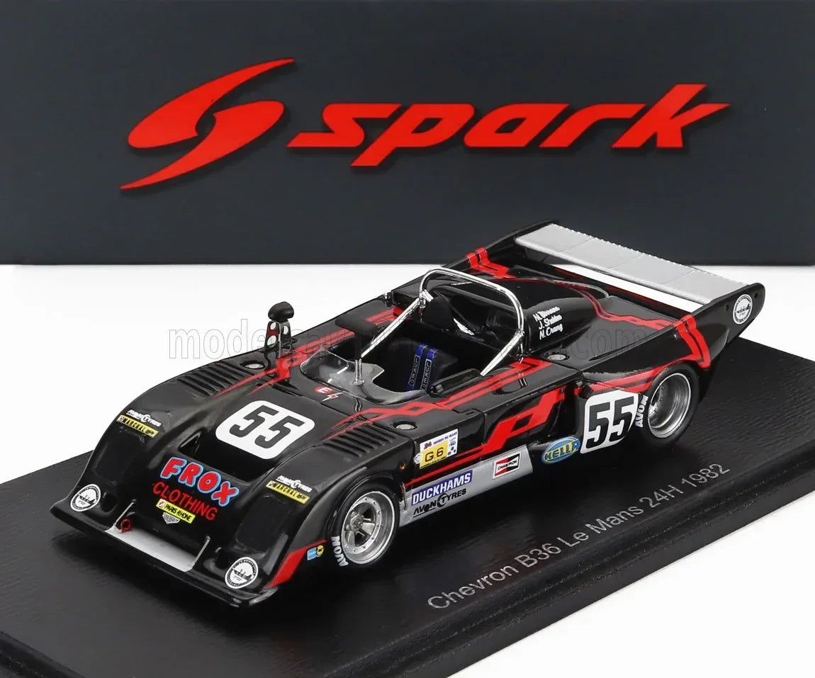 Chevron B36 1750CC S4 CHEVRON 1982 N.55 Le Mans Scale Model Car