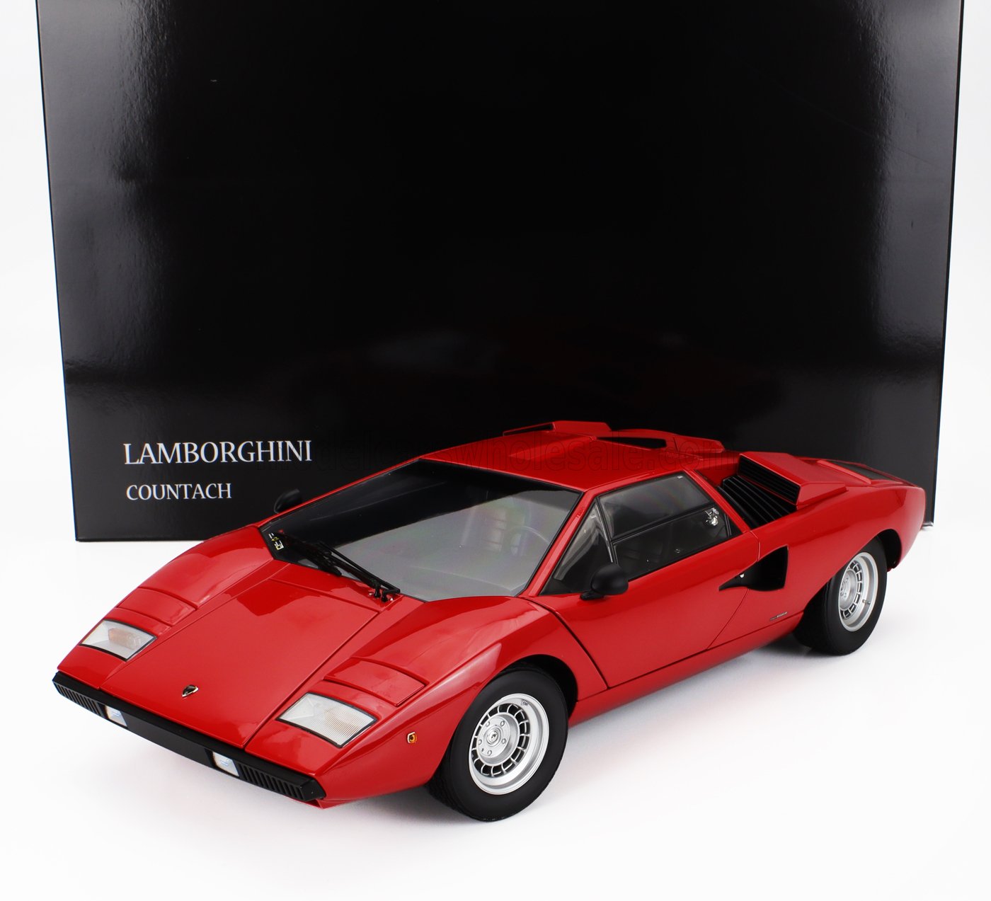 Countach Countach Lp400 1974 - Red Scale Model Car by Vroomi